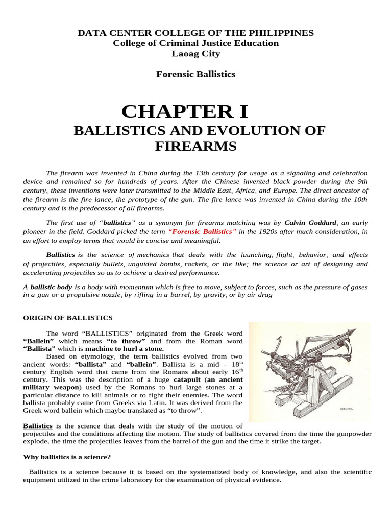 Notes On Forensic Ballistics | PDF | Gun Barrel | Bullet