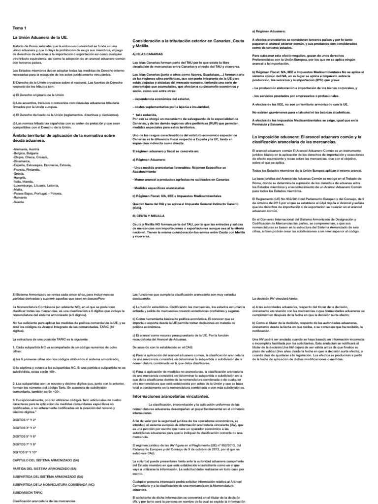 LEG ADU | PDF | aduana | Arancel