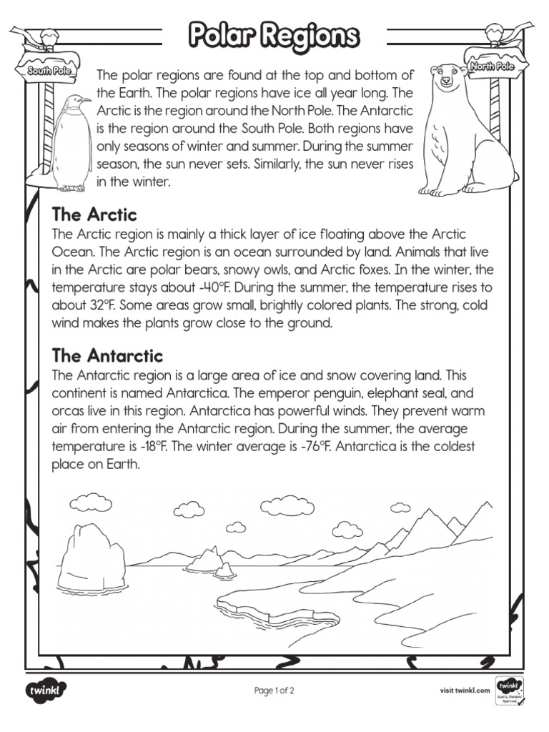 Understanding Polar Regions: Arctic & Antarctic | PDF | Antarctica | Arctic