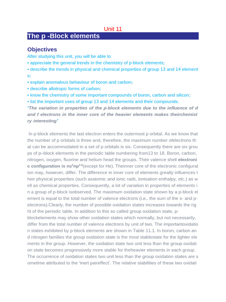 Chemistry Chapter 11 Print | PDF | Periodic Table | Carbon