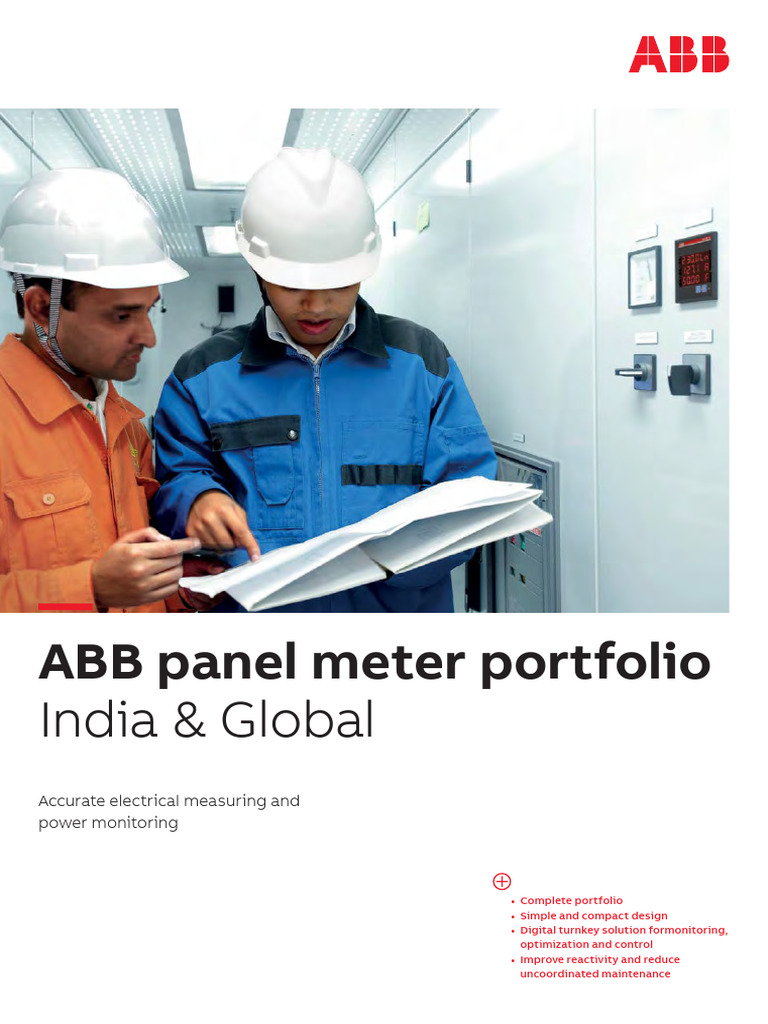ABB Panel Meter Portfolio | PDF | Electricity | Electronics