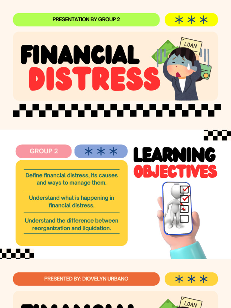 Financial Distress PPT 12 130 TTH | PDF | Bankruptcy | Debt