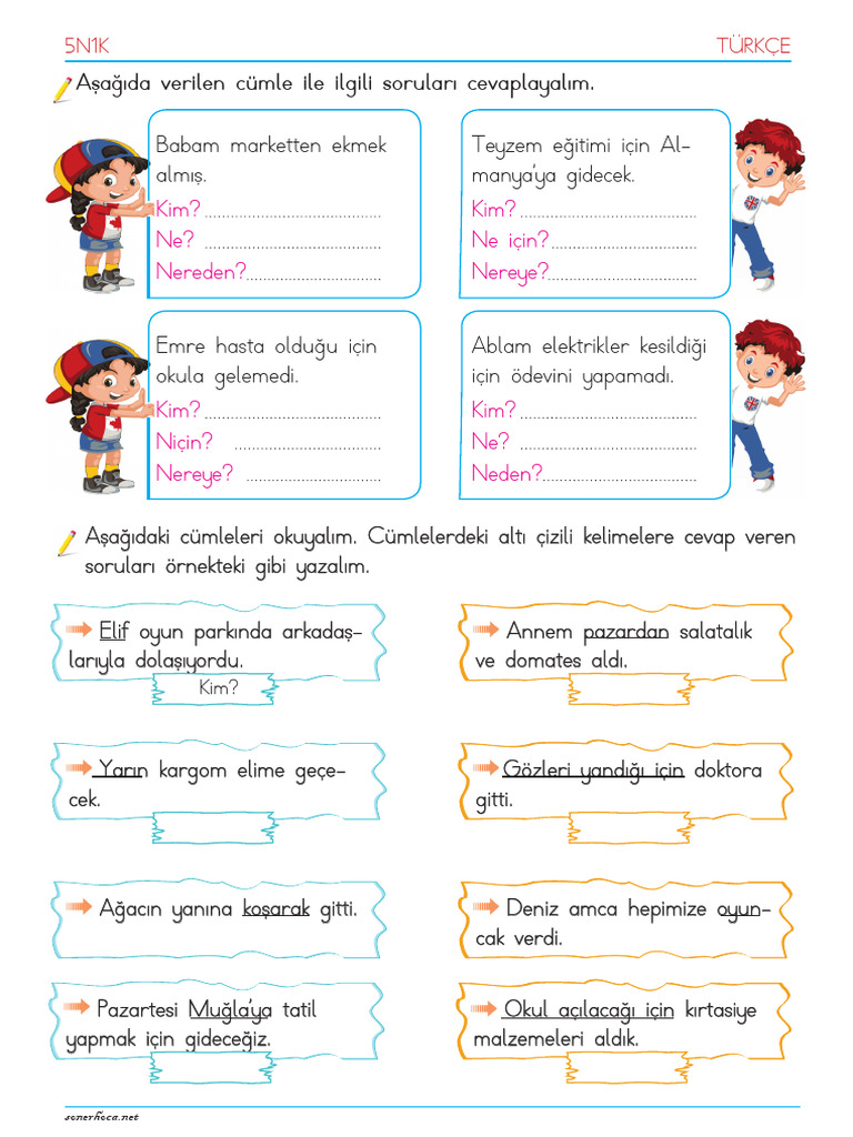 2.-sinif-5n-1k-calismasi | PDF