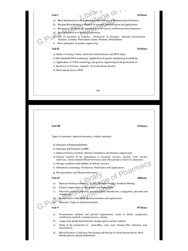 Pharmaceutical Biotechnology (PV Publication) | PDF