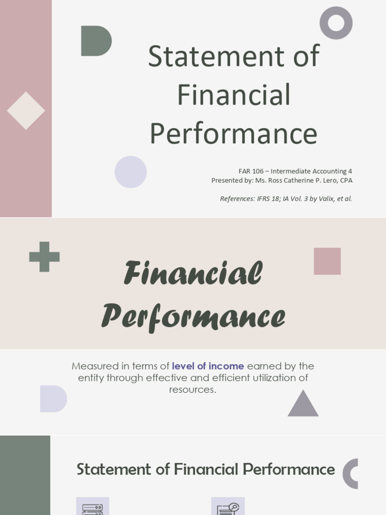 FAR 106 03 Statement of Financial Performance | PDF | Income Statement ...