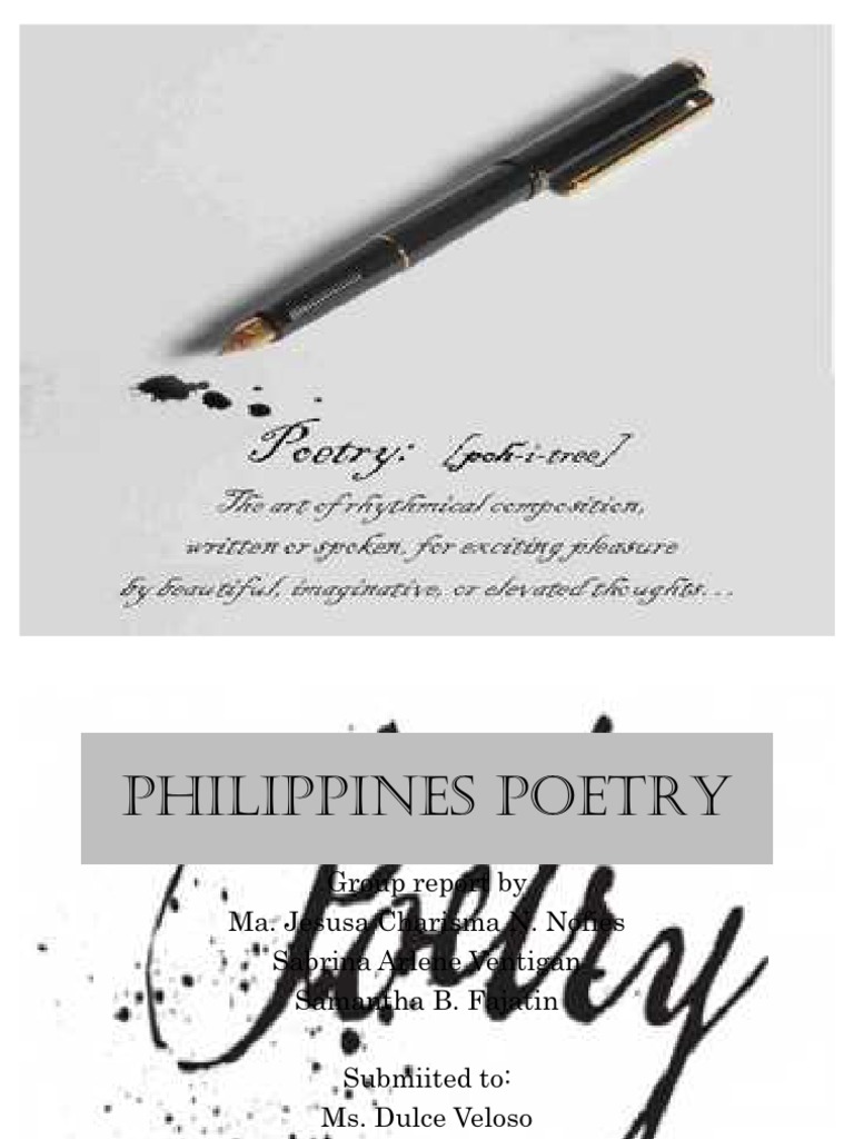 Philippine Poetry: A Historical Overview | PDF | Poetry | Philippines