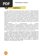 Modyul Sa Dula at Dulaang Filipino PDF | PDF