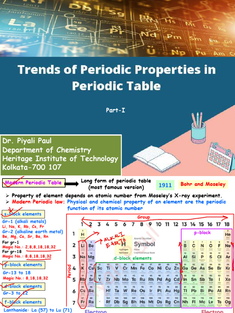 Periodic Property - Part 1 | PDF | Chemical Bond | Periodic Table