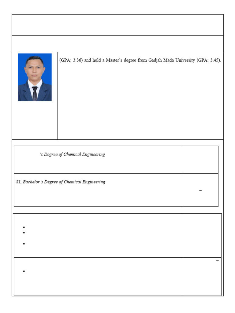 Iwan Gunawan Chemical Engineer Process Engineering Safety | PDF | Chemical Engineering