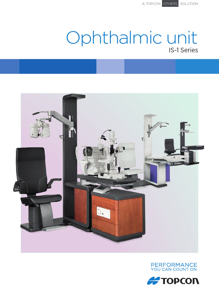 Topcon IS-1 Series Ophthalmic Units | PDF | Chair | Wheelchair