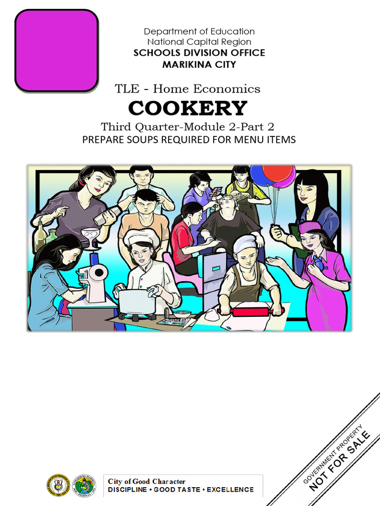 TLE CookeryGrade10 QTR3 Module2 Part2 | PDF | Soup | Stock (Food)
