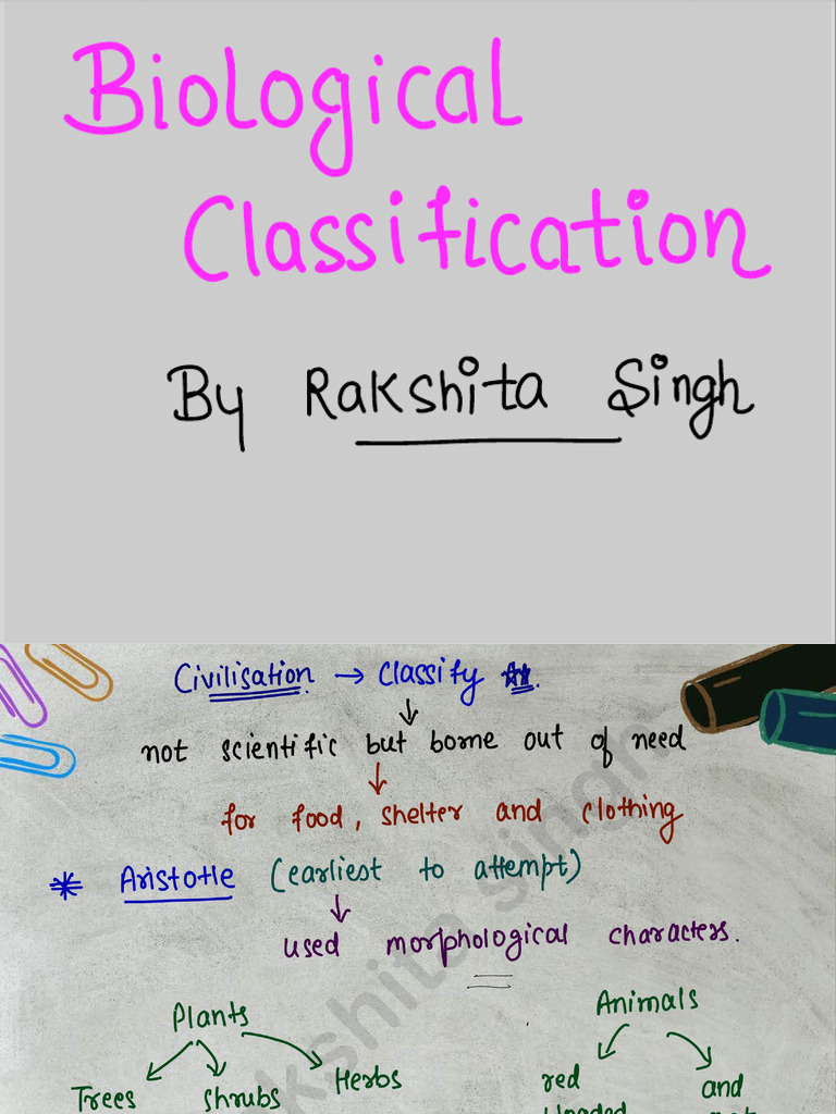 Biological Classification Pdf