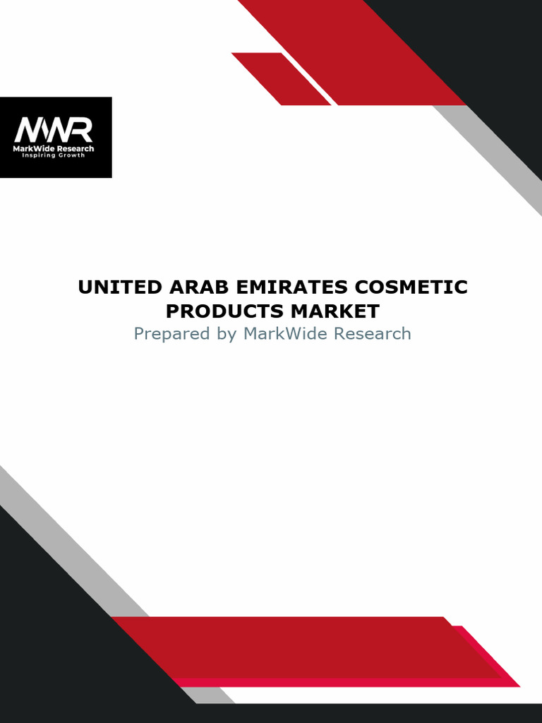 United Arab Emirates Cosmetic Products Market | PDF | Cosmetics