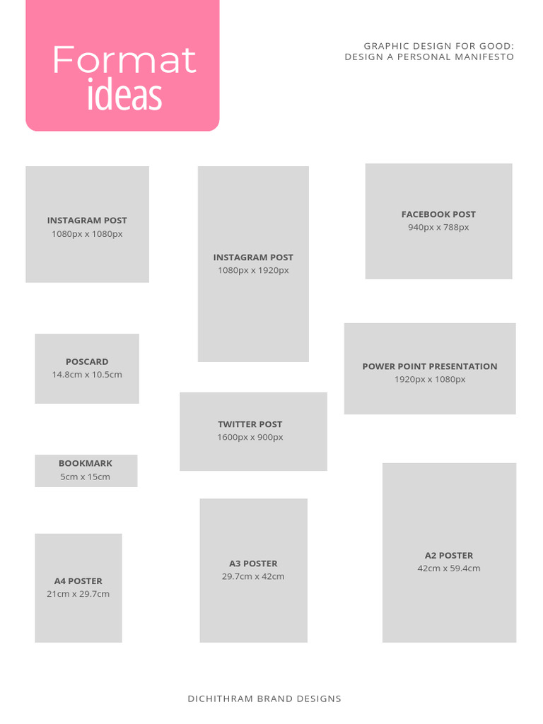 Poster and Social Media Sizes Guide | PDF