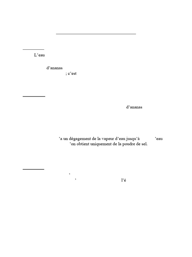 Évaluation 5ème : Techniques de séparation | PDF