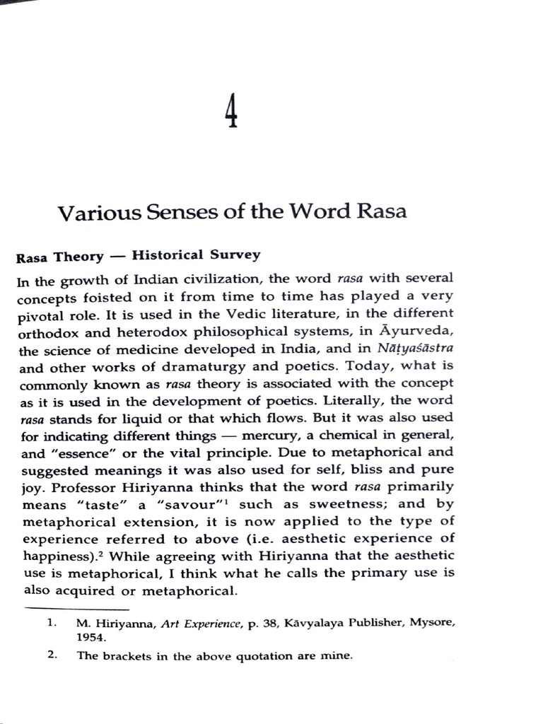 S S Barlingay - Rasa Theory | PDF