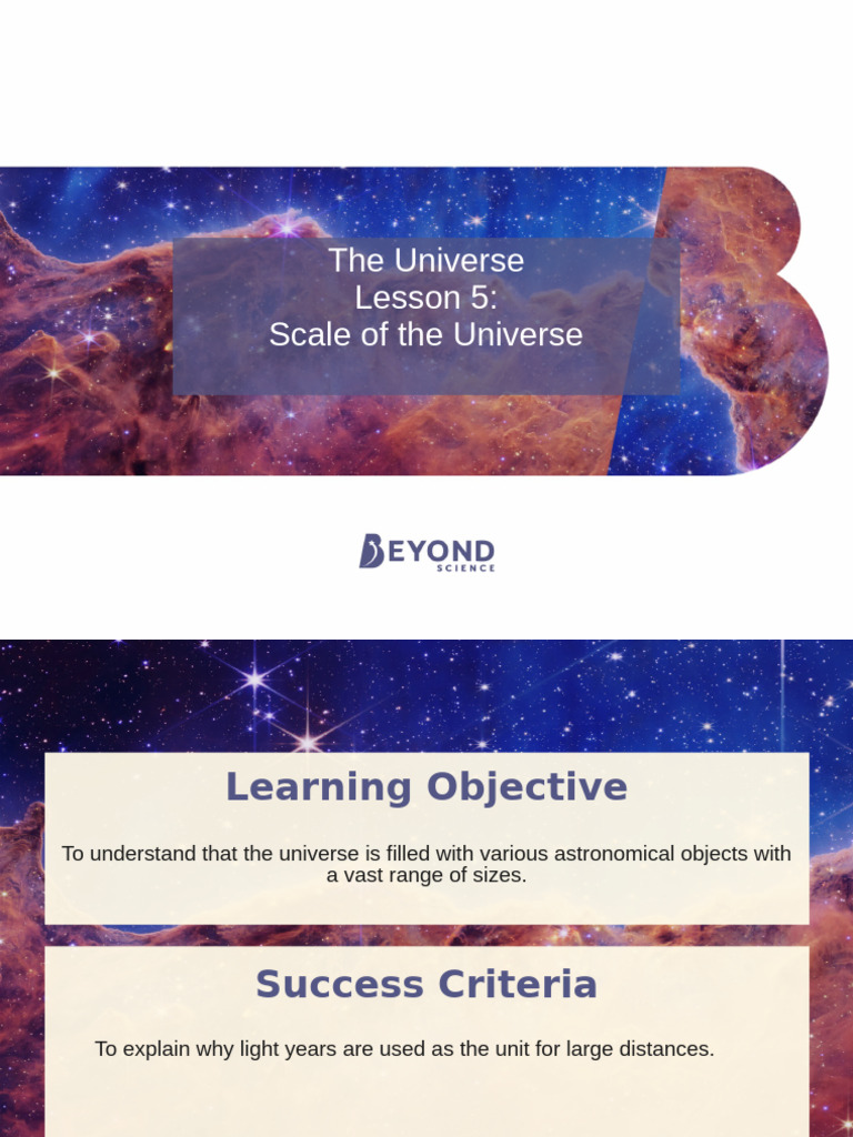 Understanding the Scale of the Universe | PDF | Universe | Solar System