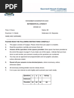Maths Grade 8 Paper 2 | PDF | Arithmetic | Mathematics