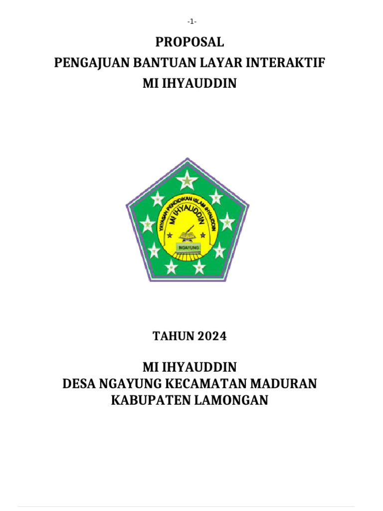Surat Pemberitahuan Bantuan Layar Interaktif | PDF