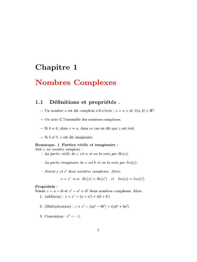 Cours Analayse Complexe Polynôme | PDF