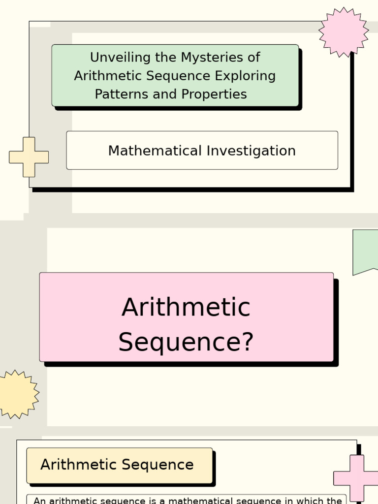 Understanding Arithmetic Sequences | PDF | Sequence | Arithmetic