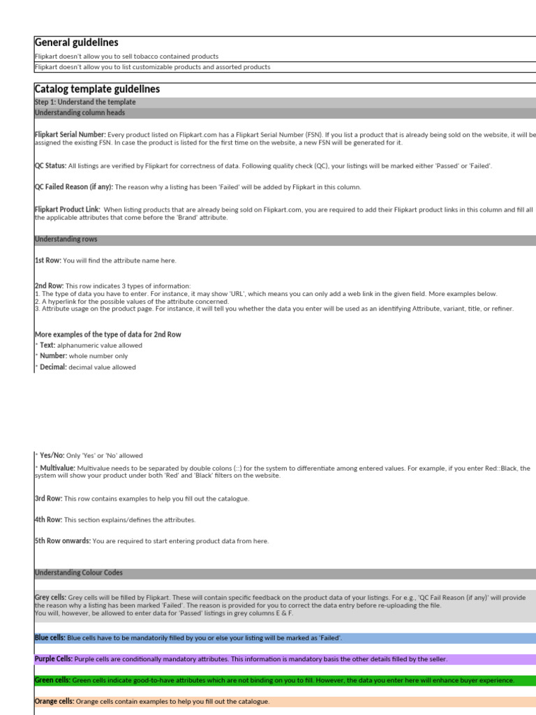 Flipkart Product Listing Guidelines | PDF | Hyperlink