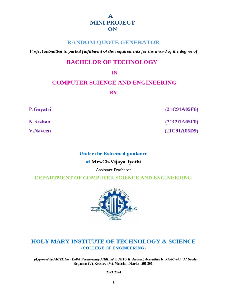 Mini Project2 | PDF | Html | World Wide Web