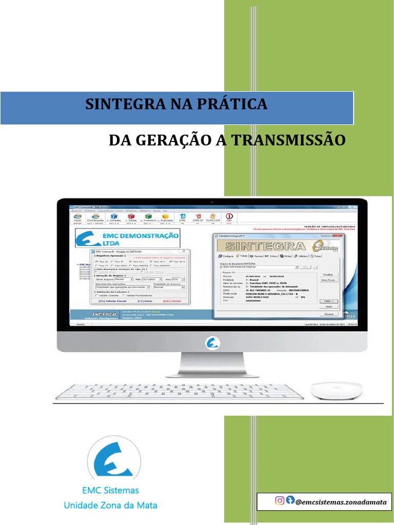 Sintegra: Geração e Transmissão Eficiente | PDF | Recibo | Contabilidade