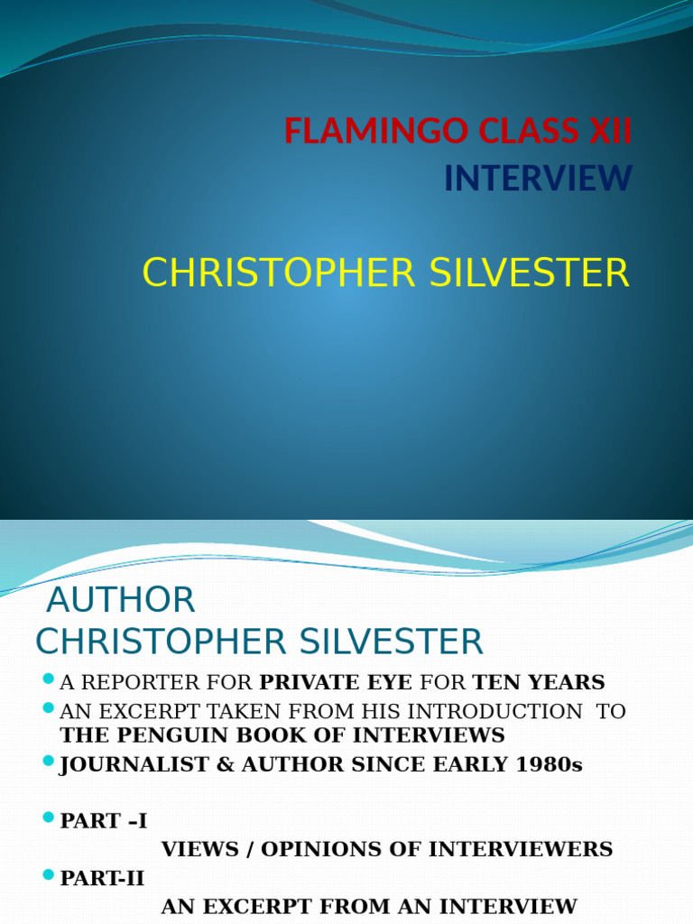 12 PPT The Interview | PDF