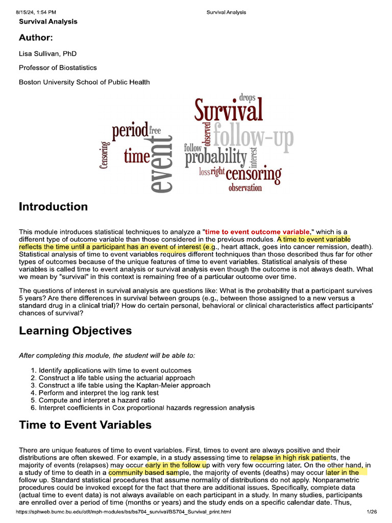 Survival | PDF
