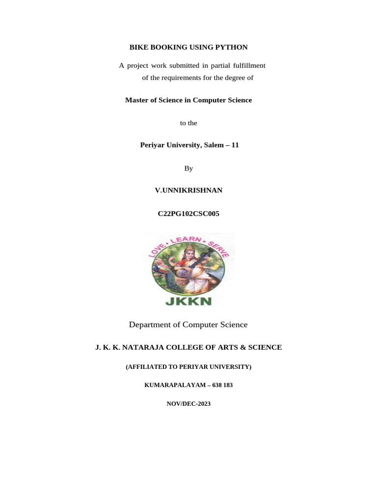 FRONT PAGES | PDF | Computer Engineering | Software Engineering