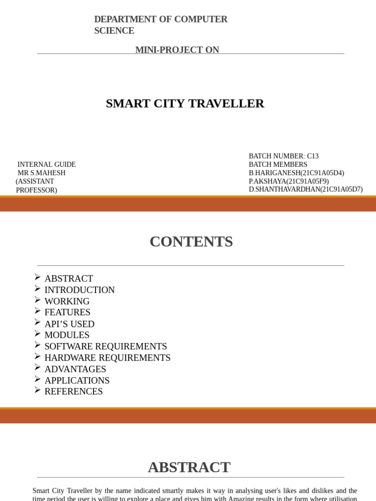 SmartCityTraveller111 1 | PDF | Software | Computing