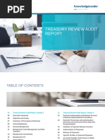 Treasury Audit Checklist Guide | PDF | Audit | Regulatory Compliance