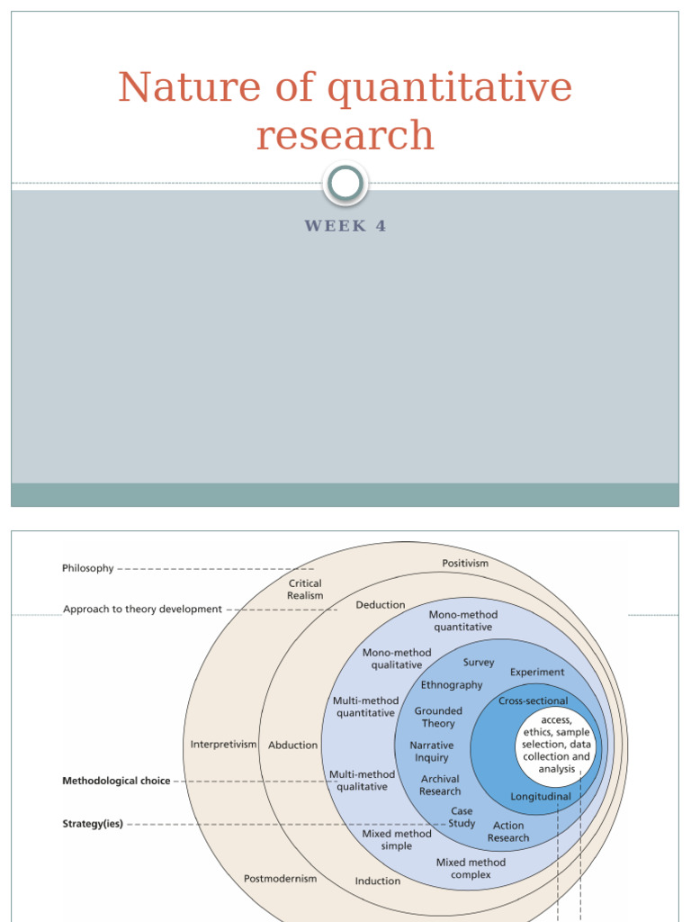 Nature of Quantitative Research - 1 | PDF