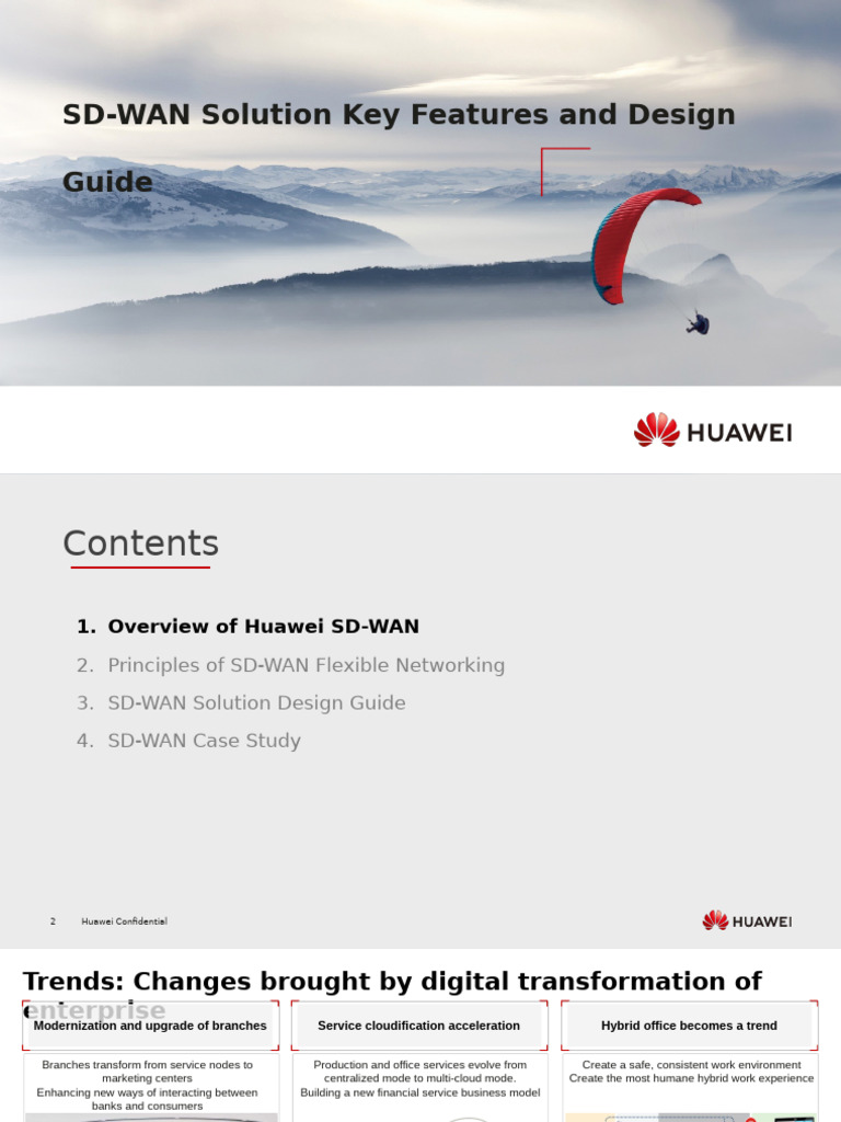10 SD-WAN Solution Key Features and Design Guide-Likun | PDF | Computer Network | Cloud Computing