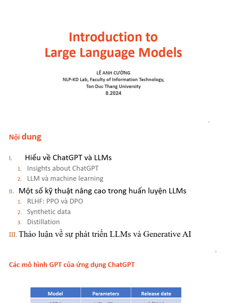 Introduction To LLMs | PDF