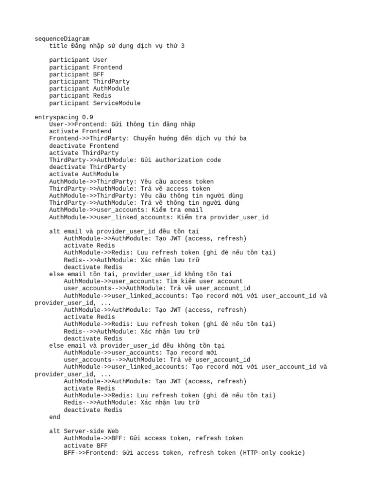 Login With Third Party | PDF