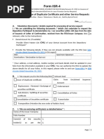 Forms ISR-1 ISR-2 ISR-3 and SH13 | PDF | Securities (Finance)