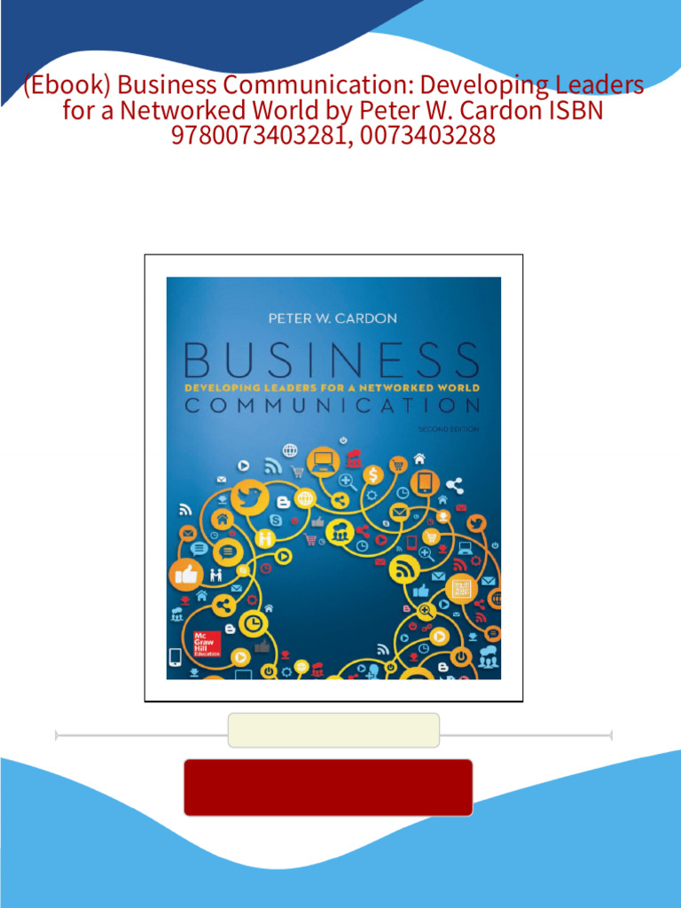 (Ebook) Business Communication: Developing Leaders For A Networked ...
