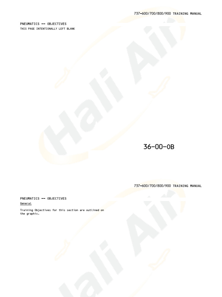 737 Pneumatics Training Manual Overview | PDF | Valve | Duct (Flow)