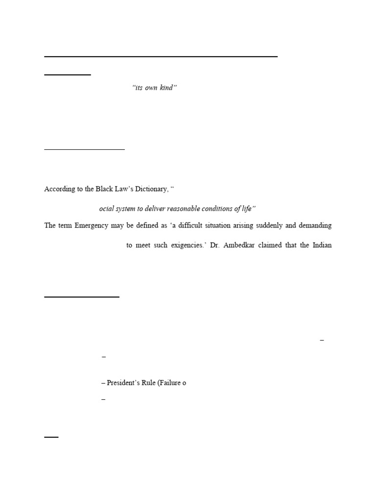 Unit 4 Constitution | PDF | State Of Emergency | Government Of India