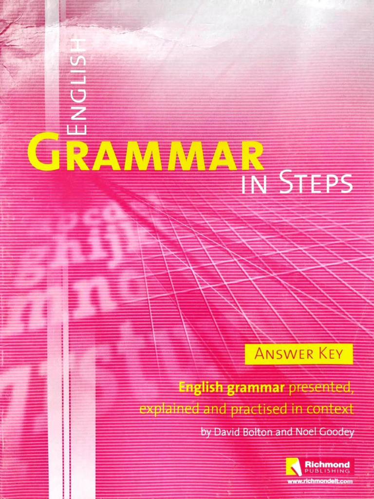 Answer Key - English Grammar Is Steps (2003) | PDF