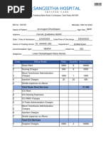 Detailed Bill Breakup Format | PDF | Law