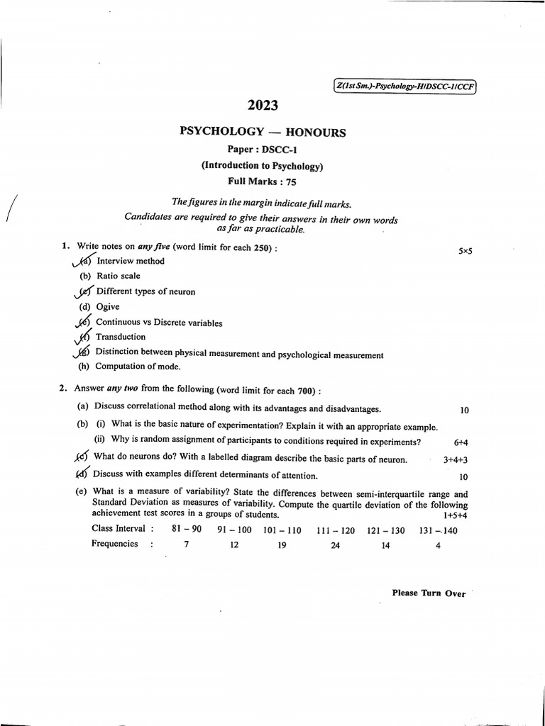 MAJOR ND Sec Question Paper 2023 | PDF