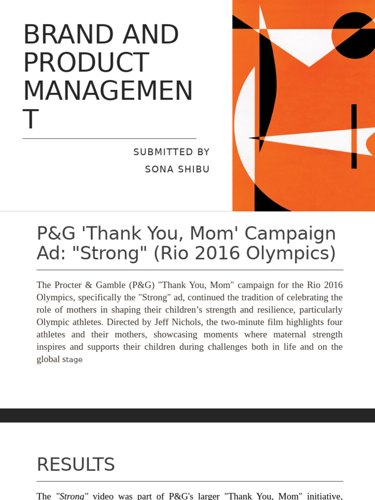 Brand and Product Management - Sona Shibu | PDF