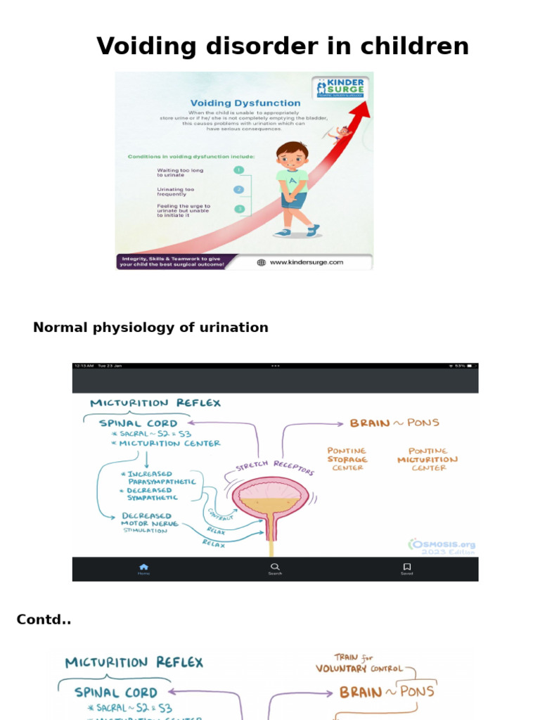 Voiding Disorder in Children PDF | PDF | Urination | Urinary Incontinence