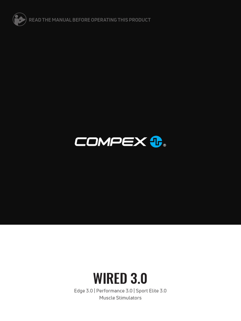 Compex Wired 3 Manual | PDF | Skeletal Muscle | Pain
