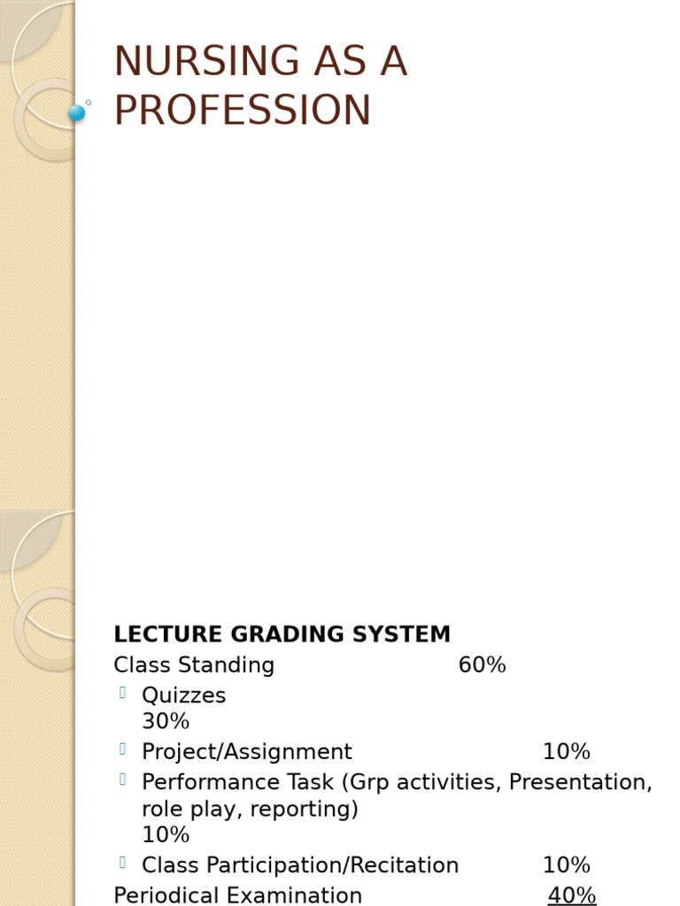 Nursing Profession Overview and Roles | PDF | Profession | Nursing