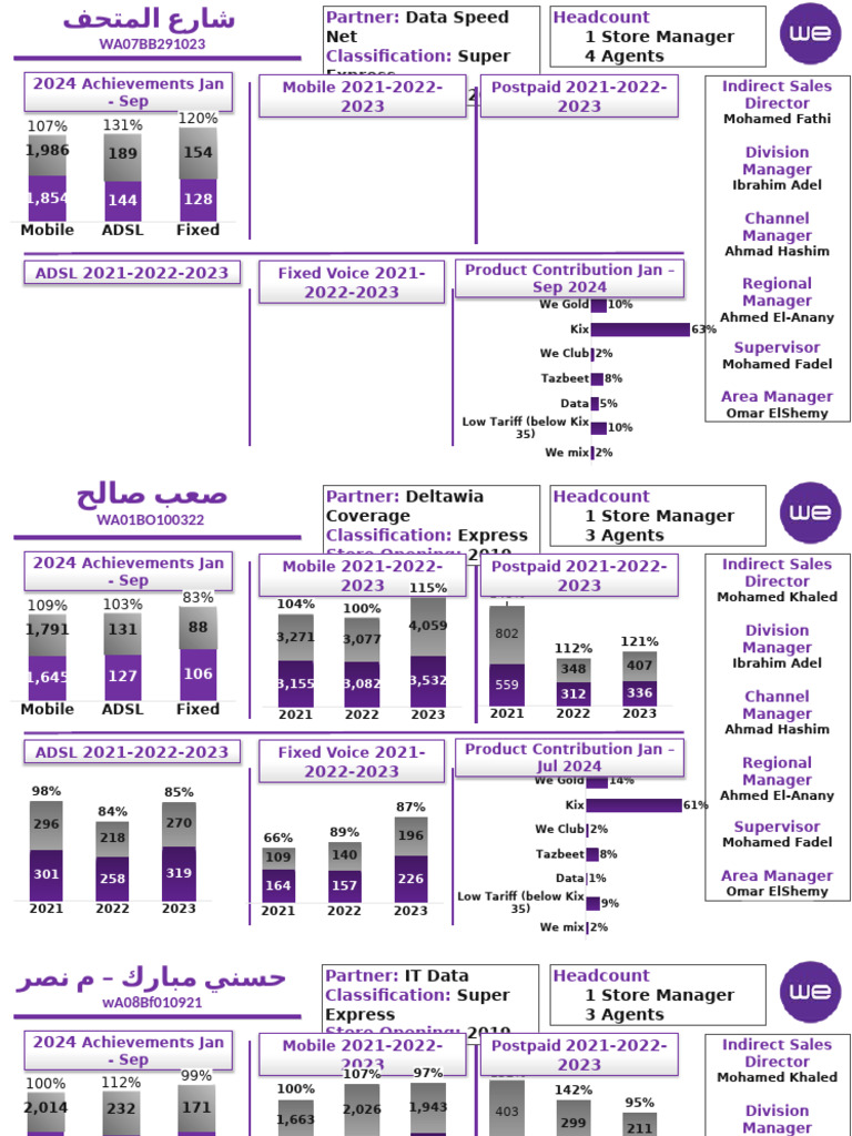 Overview Store Performance & Structure | PDF | Telecommunications ...
