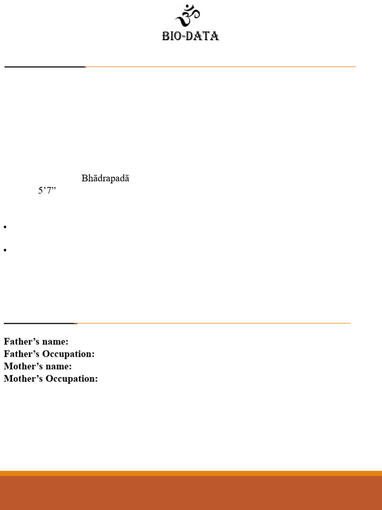 Shreyas Naduvinmath - Bio-Data - India | PDF